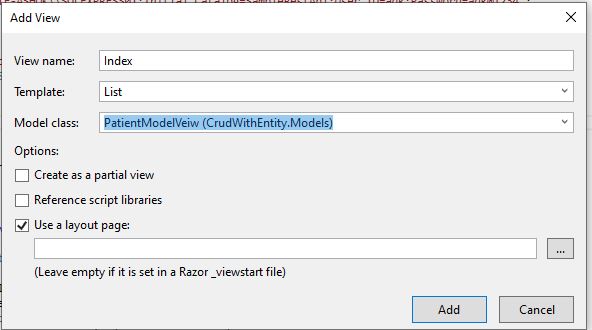 Crud Operations in MVC Without Entity Framework
