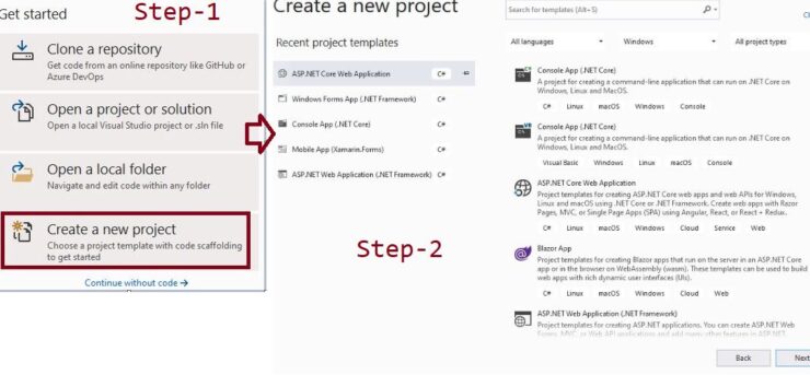 Create ASP.NET Core Web API Without Entity Framework