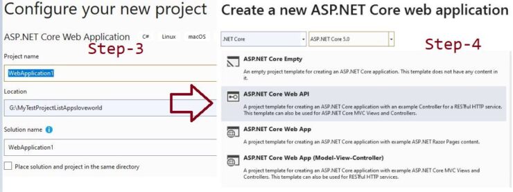 Create ASP.NET Core Web API Without Entity Framework